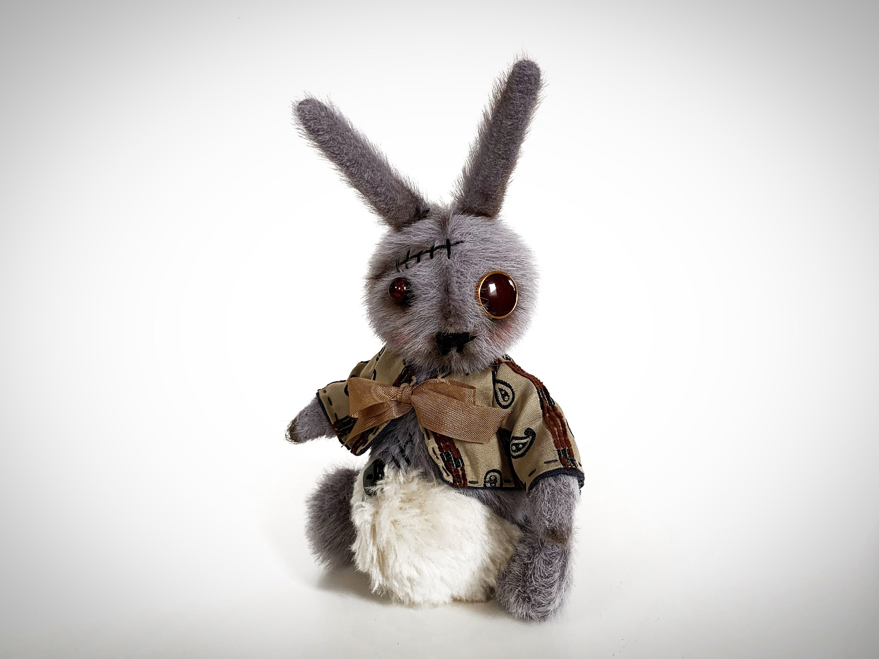 Couple Plushies Creepy Plush Bunny Halloween Stuffed Animal Rabbit - Etsy