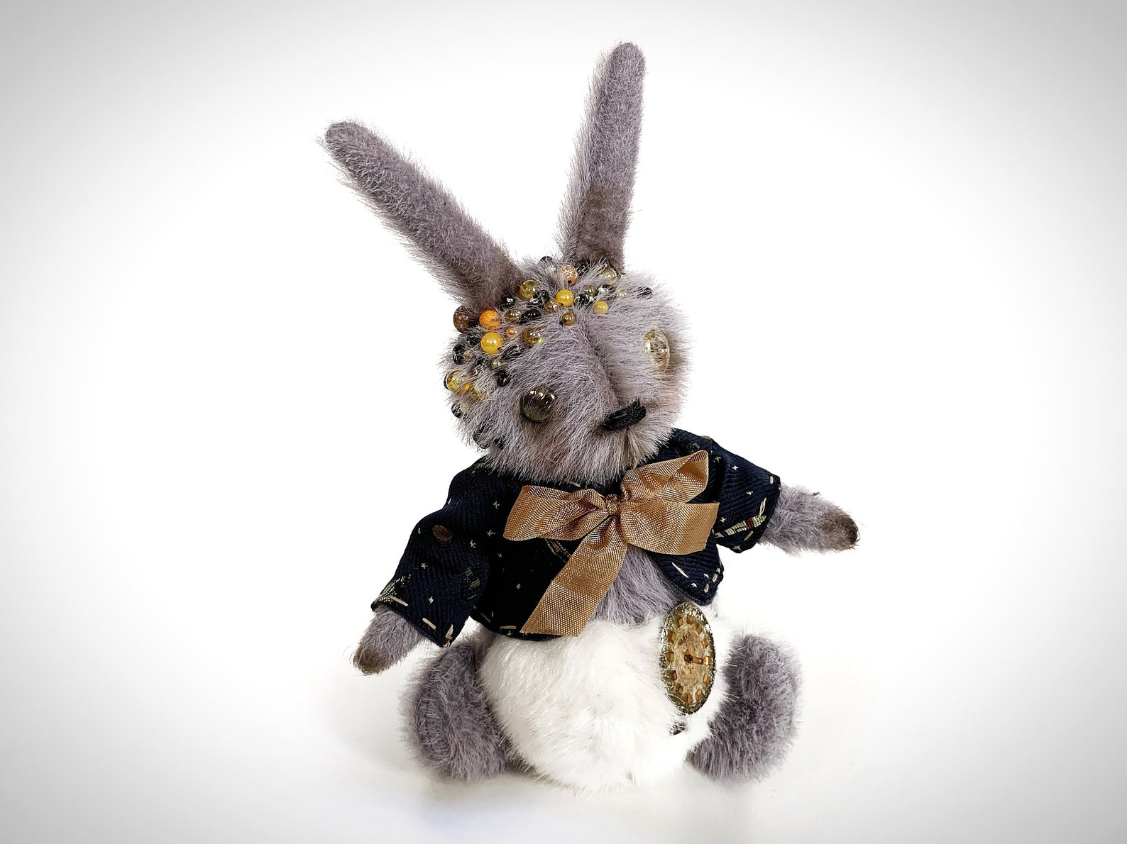 Weird Stuffed Animal Handmade Creepy Plush Bunny Creepy Cute - Etsy