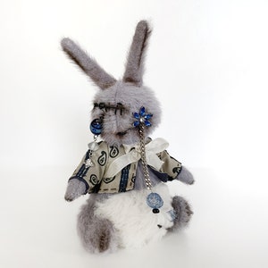 Creepy Plush Bunny Weird Stuffed Animal Handmade Halloween Dolls - Etsy
