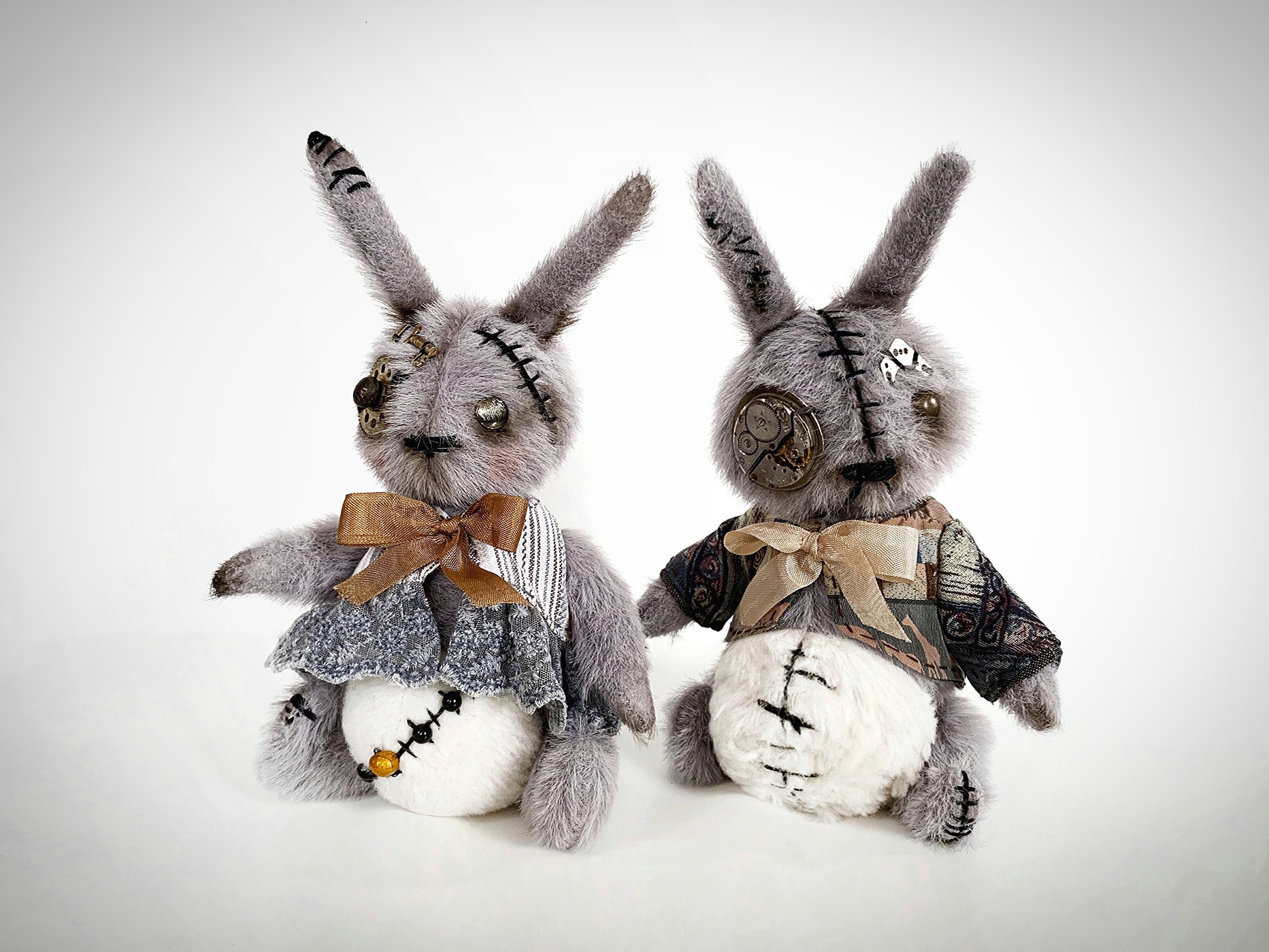 Creepy Stuffed Animal Steampunk Toys Weird Plush Creepy Cute Plush ...