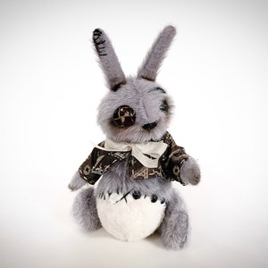 Handmade Creepy Cute Plush Bunny Horror Rag Doll Goth Bunny Plush - Etsy