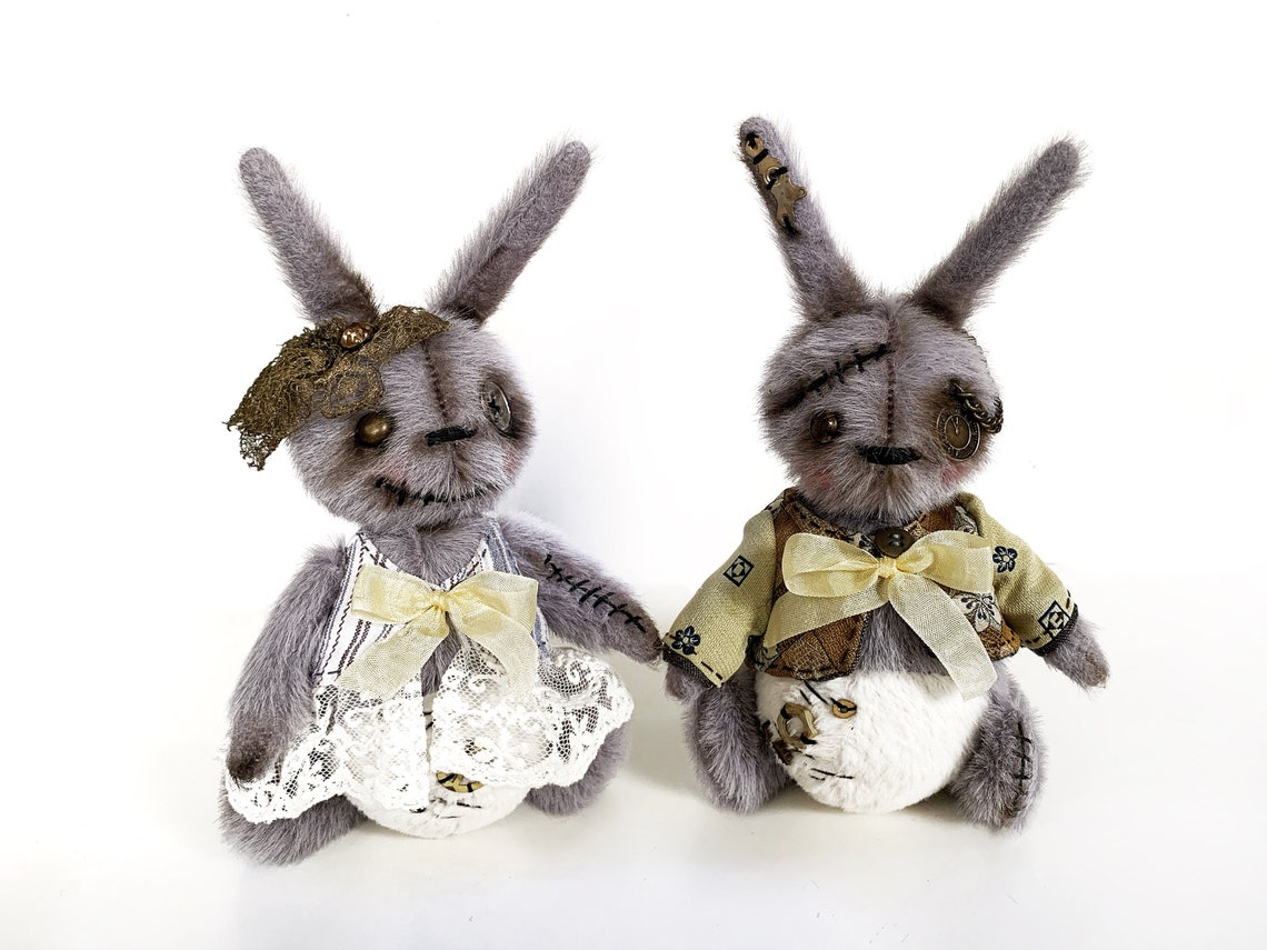 Horror Plush Bunny Voodoo Doll Handmade Creepy Plush Rabbit - Etsy