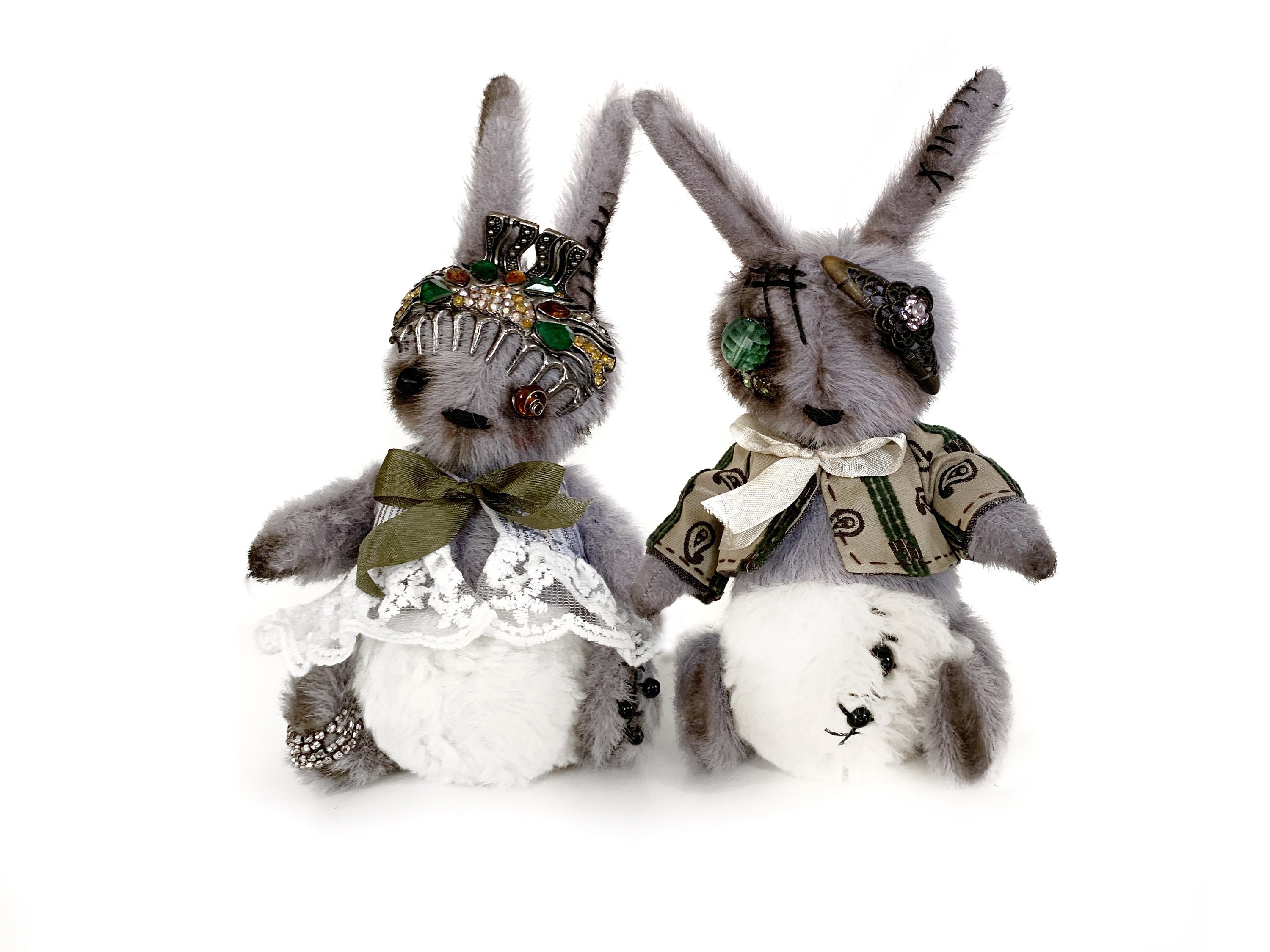 Weird Plush Bunny Handmade Halloween Dolls Creepy Plushies - Etsy