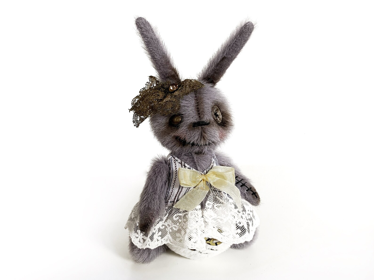 Horror Plush Bunny Voodoo Doll Handmade Creepy Plush Rabbit - Etsy