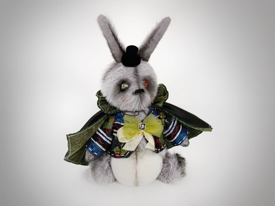 Creepy Plush Bunny Vampire Doll Gothic Plush Scary Plush Rabbit - Etsy