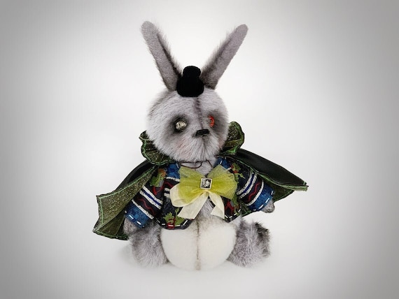 Creepy plush bunny Vampire doll Gothic plush Scary plush | Etsy