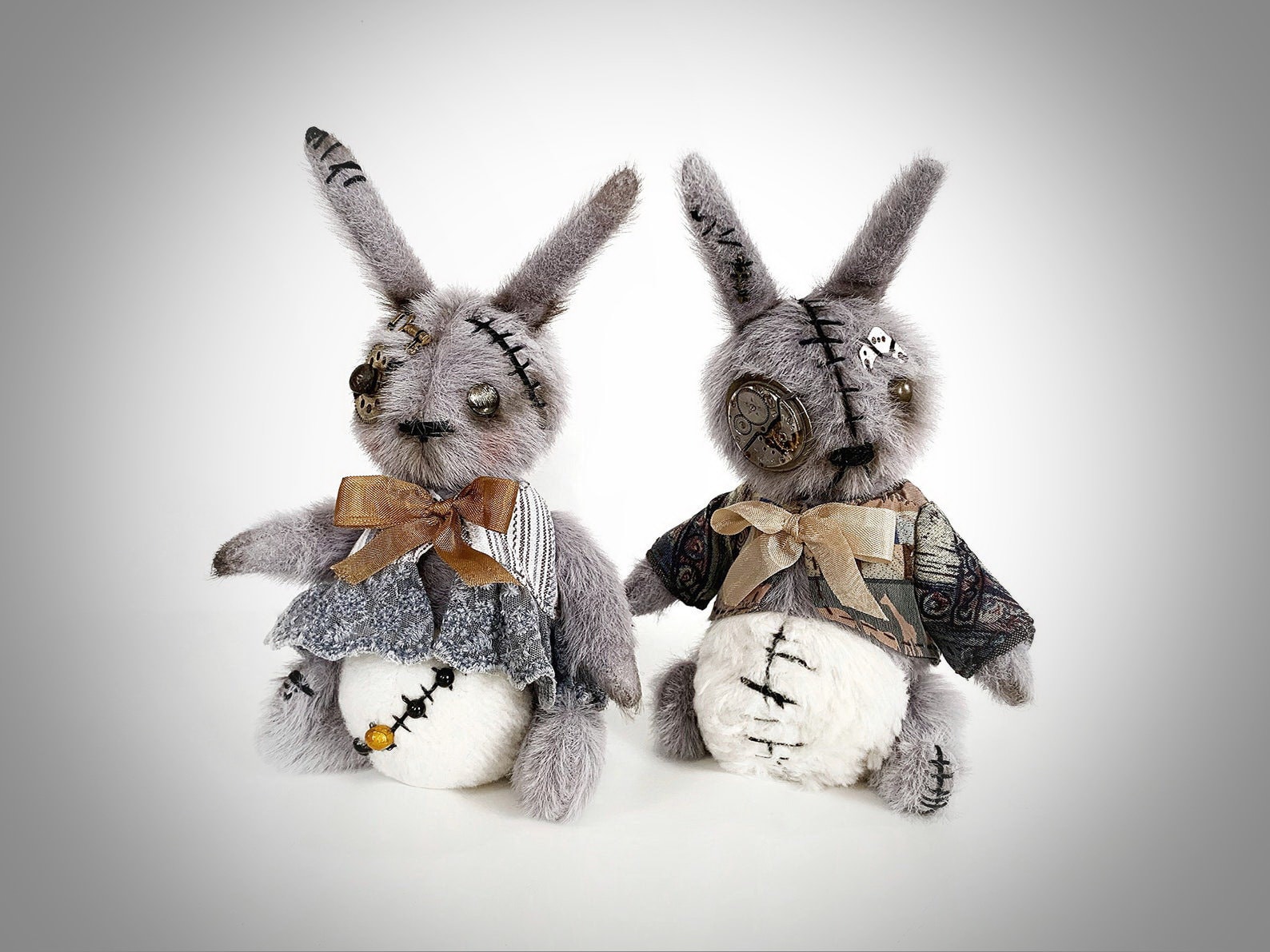 Creepy Stuffed Animal Steampunk Toys Weird Stuff Creepy Cute - Etsy