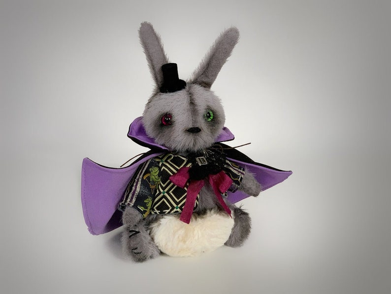 Vampire Plush Bunny Creepy Cute Plush Rabbit Horror Stuffed - Etsy