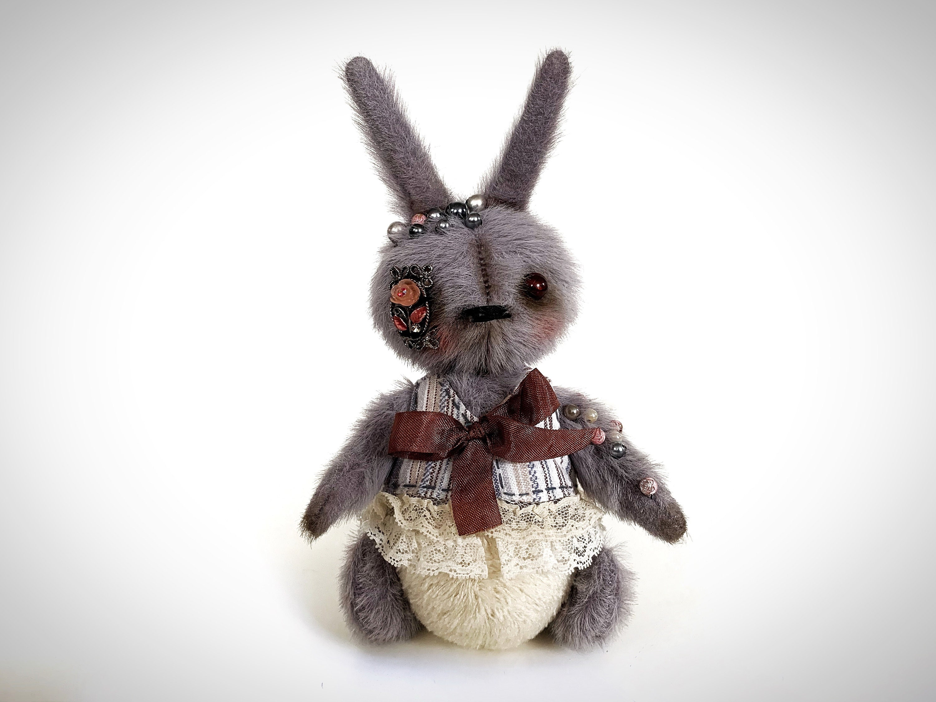 Handmade Creepy Doll Bunny Weird Stuffed Animal Creepy Cute - Etsy UK
