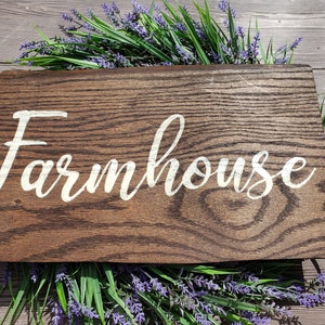 Farmhouse Decor Farmhouse Sign Farmhouse Wood Sign Rustic - Etsy