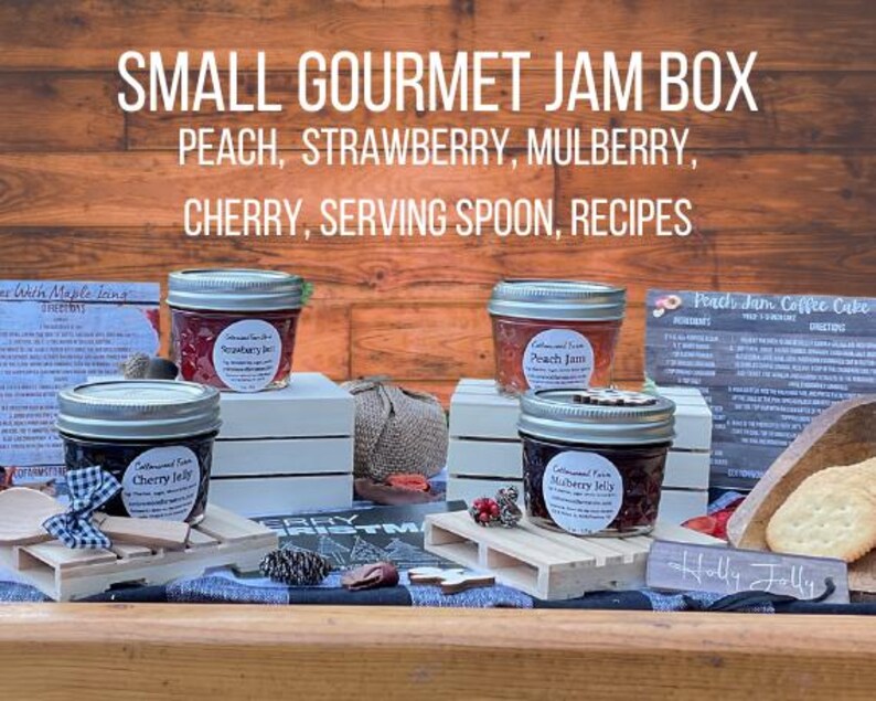 Festive Jam Holiday Gift Box, Customized Gourmet Jam Selections From WI ...