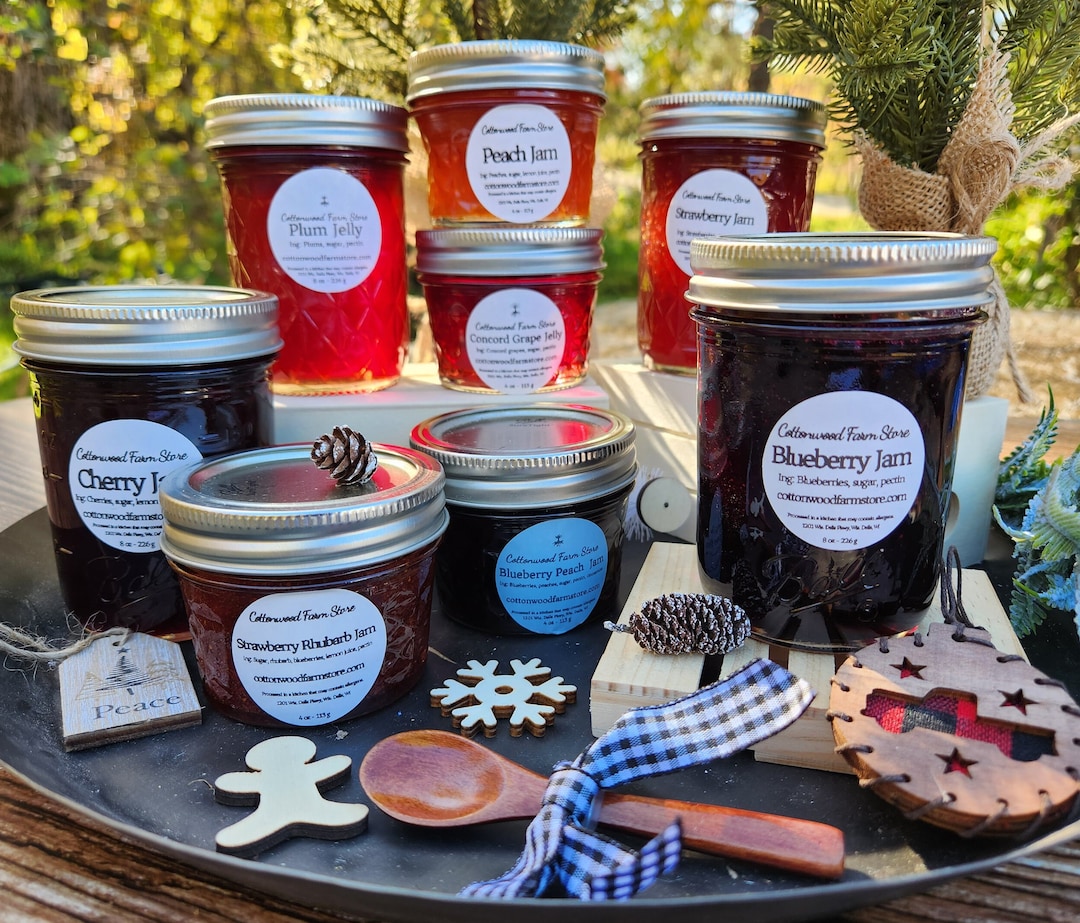 Large Gourmet Sample Jam Holiday Gift Box, Christmas Food Gifts ...