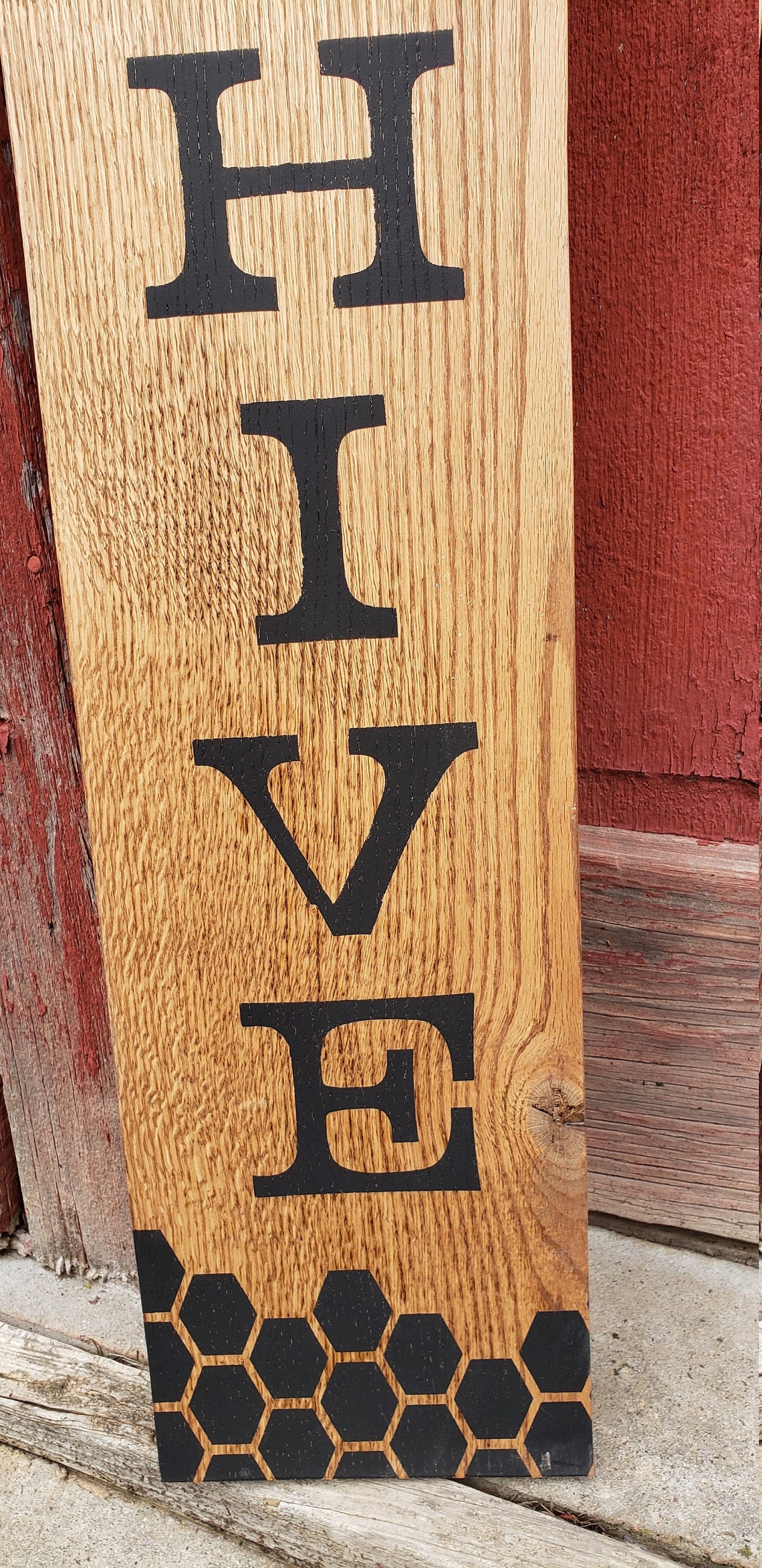 Welcome to Our Hive Hand Painted Wood Porch Sign, Bee Wood Sign ...