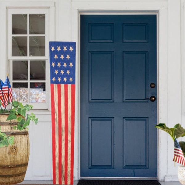 Patriotic Porch Sign - Etsy