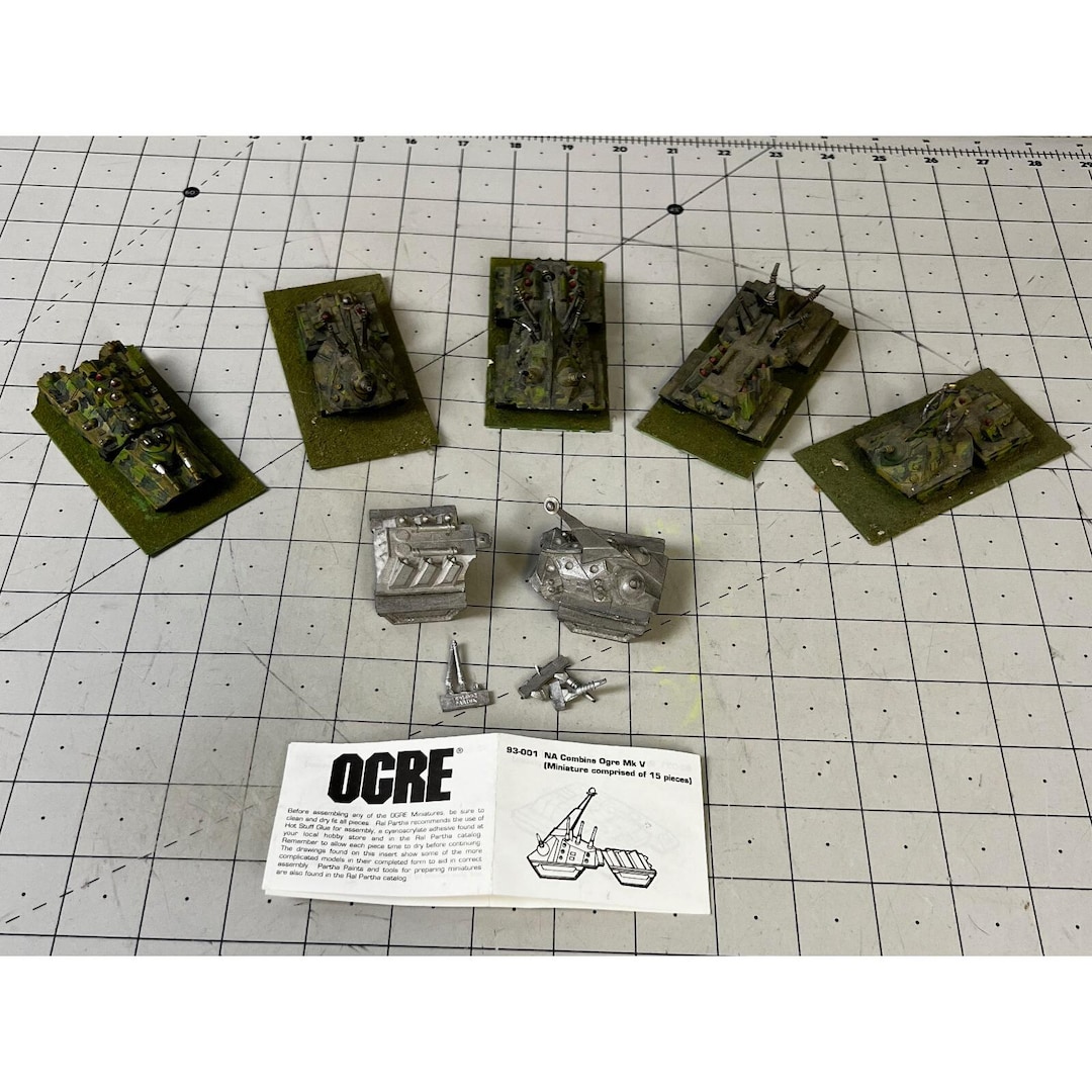 OGRE Miniatures Assortment MK III Mk V Paneuropean Set by Steve Jackson ...