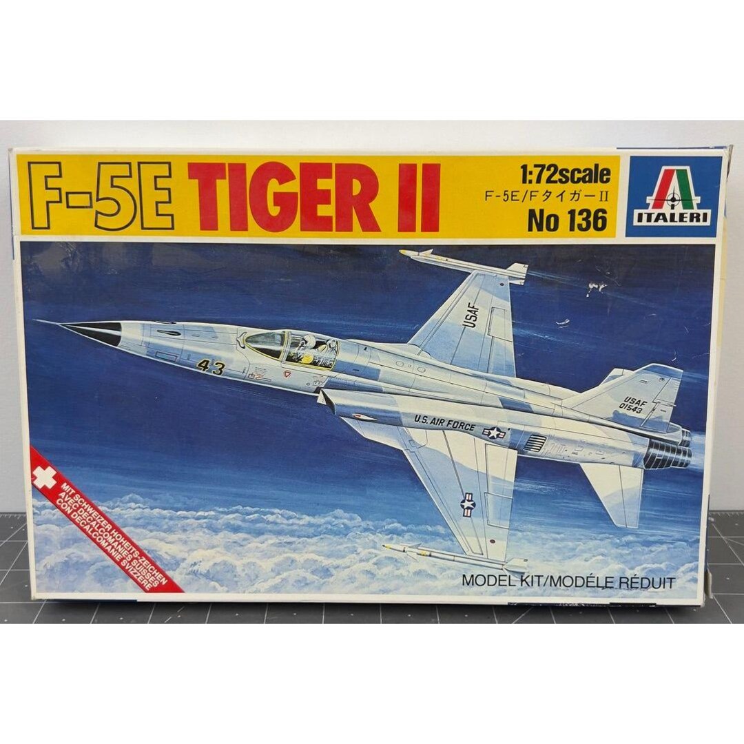Italeri F-5E Tiger II Model Airplane Kit 1:72 Scale No. 136 New - Etsy UK