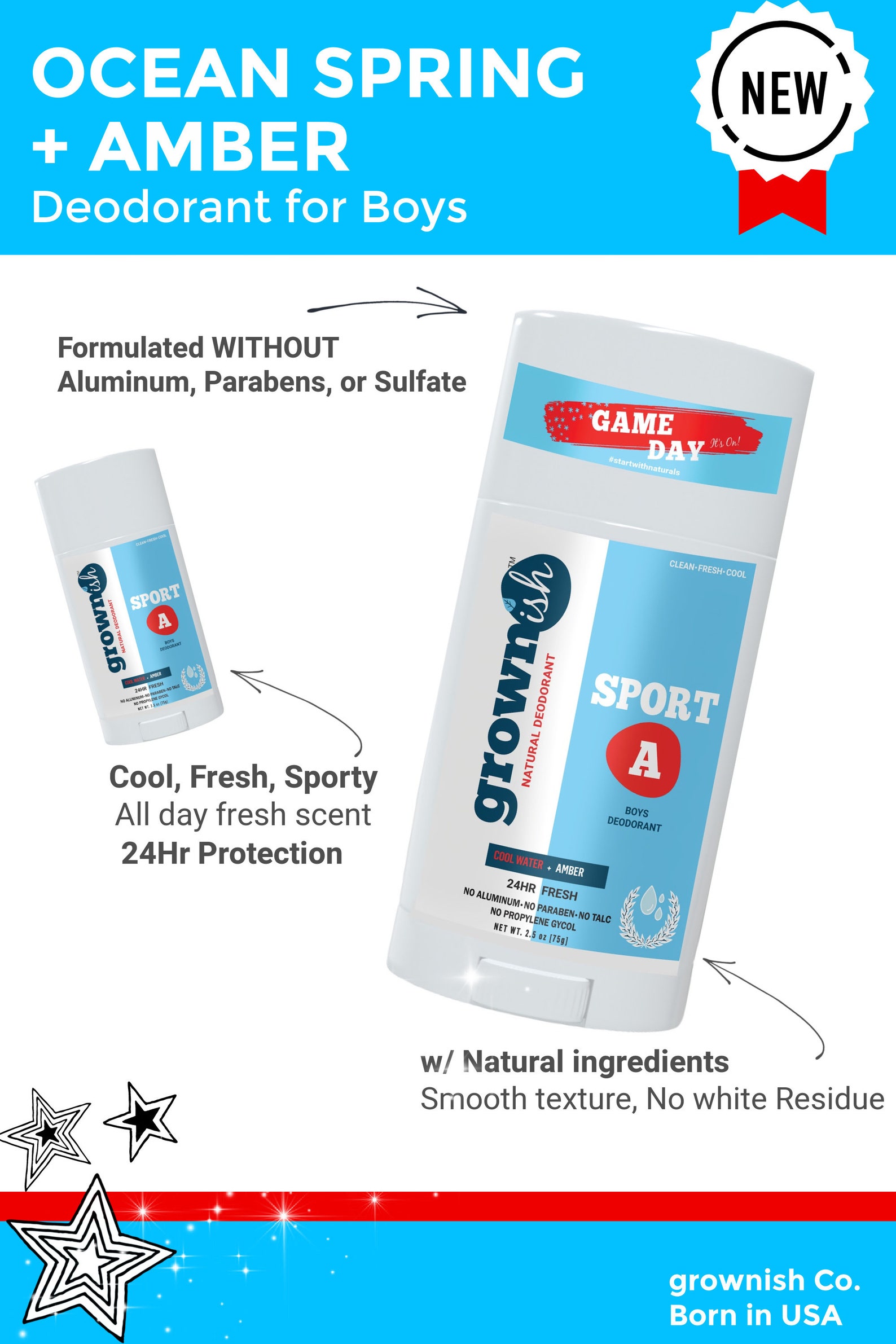 SPORT A Deodorant for Boys SET OF 2 High Performance - Etsy