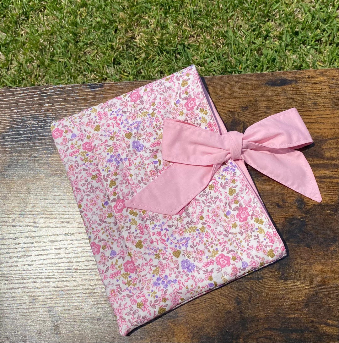 Padded Book Sleeve for Paperback Books | Quilted Book Protector | Book ...