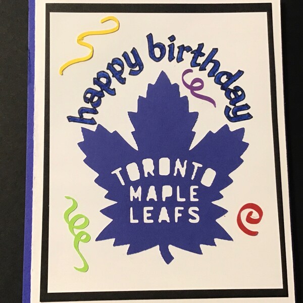 Maple Leaf Birthday Card - Etsy
