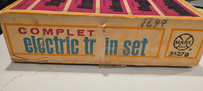 MARX Electric Train Set - Etsy