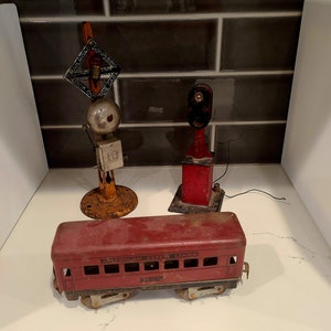 Antique Train Set Pieces - Etsy