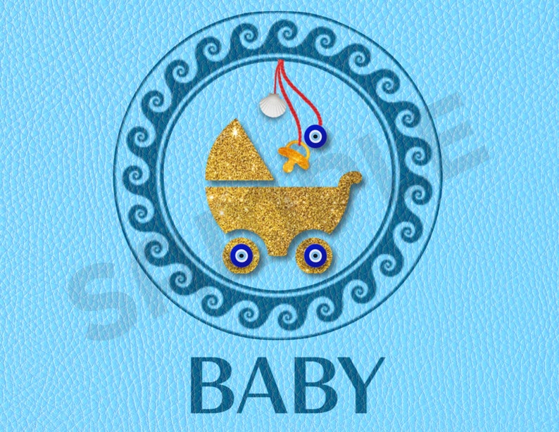 PDF Printable Gender Neutral Baby Shower Flat Card - Etsy