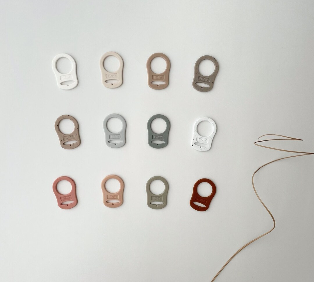 Silicone MAM NUK BIBS Supreme Couture Adapter|chain Adapter for Button ...