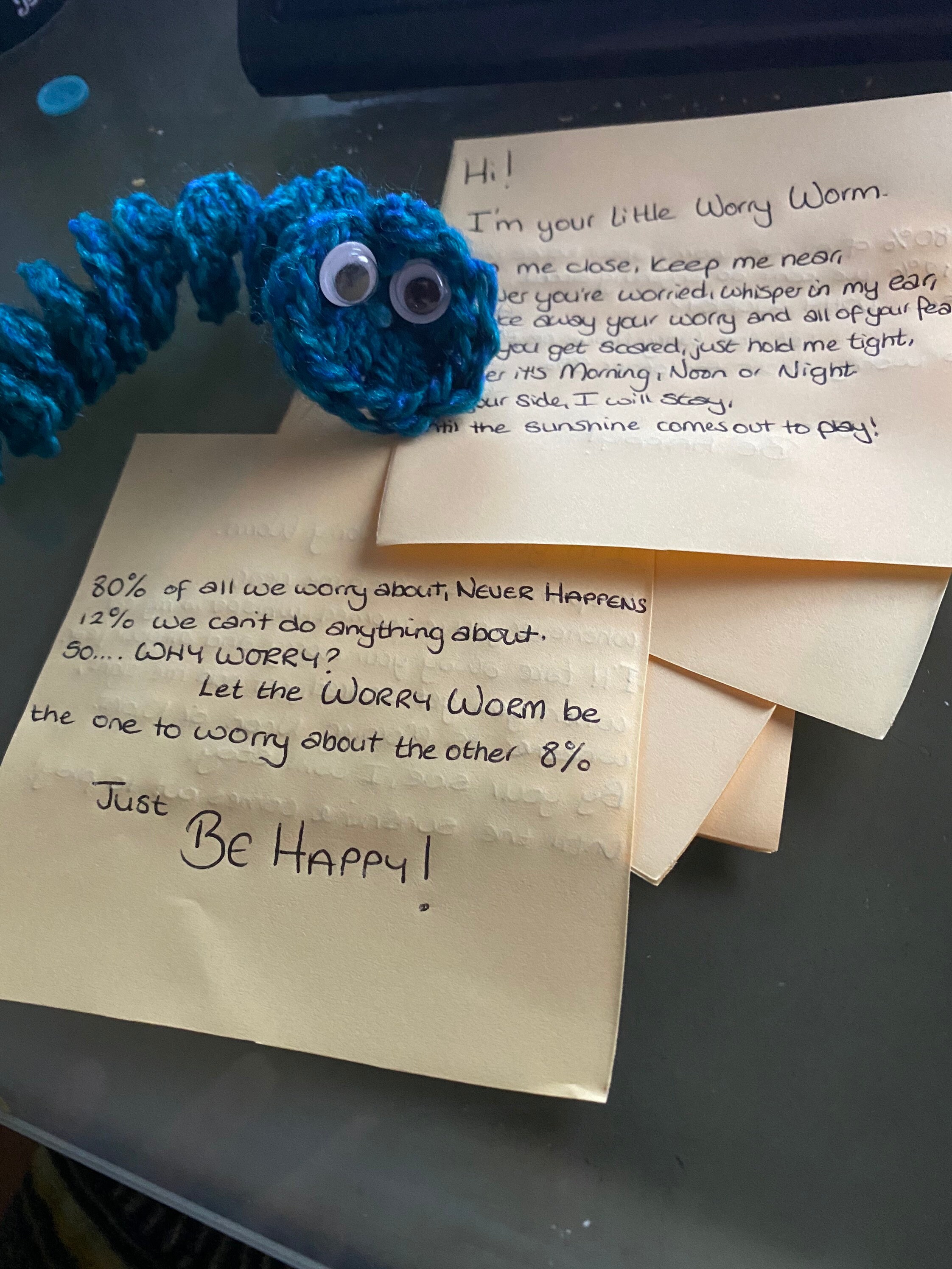 Worry Worm / Calming Caterpillar - Etsy