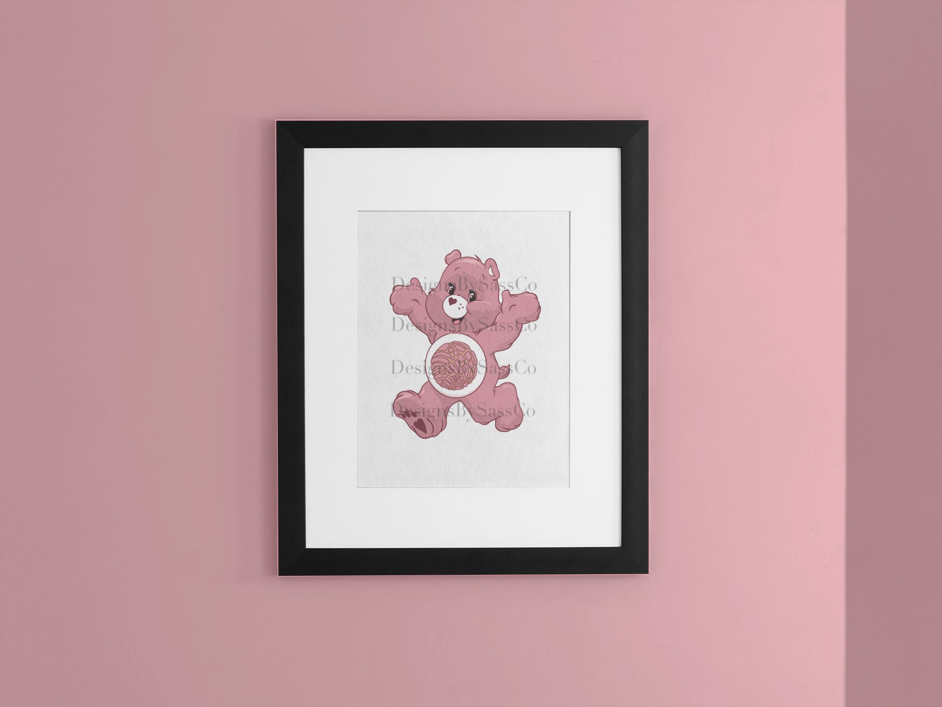 Concha Care Bear PNG Print Instant Download - Etsy
