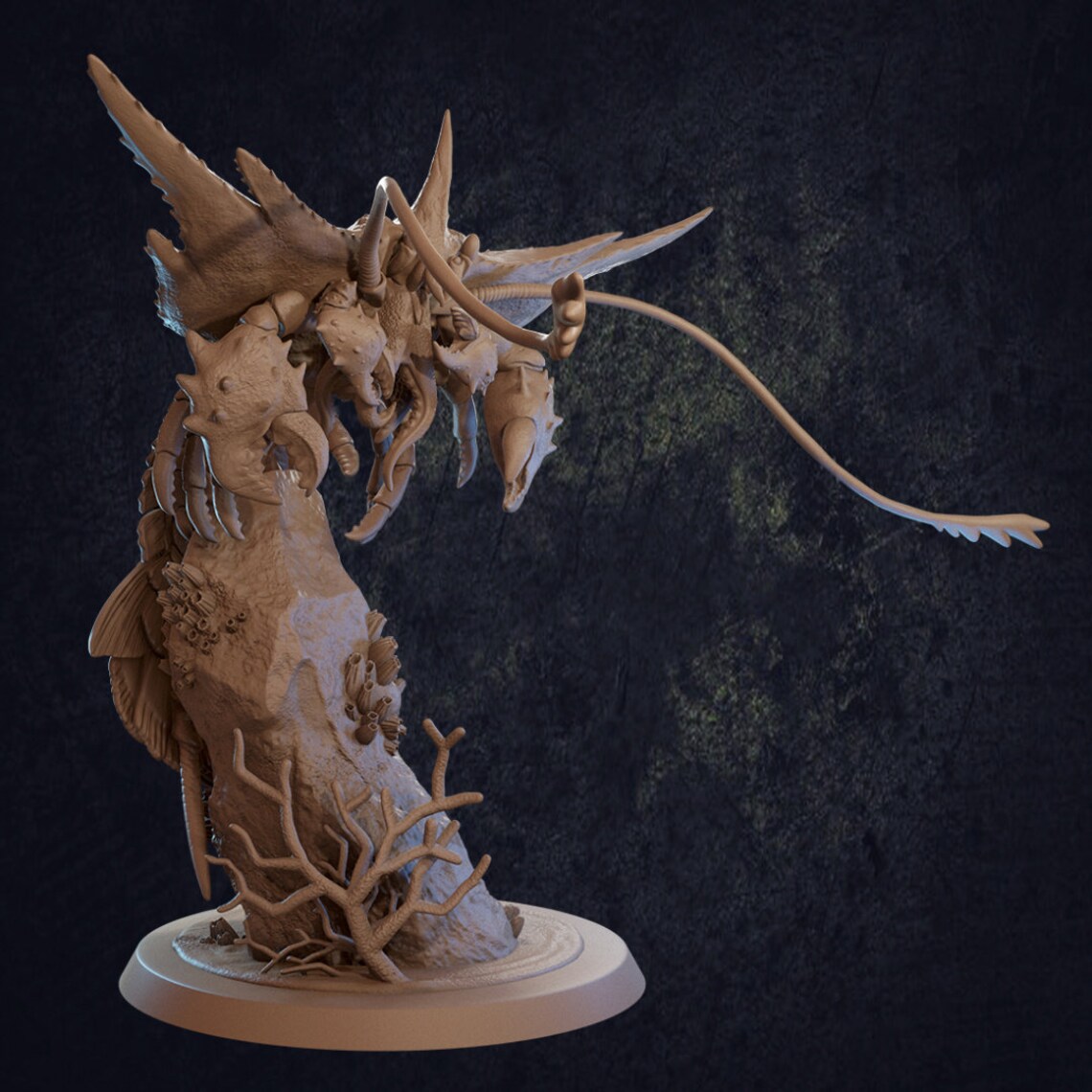 Giant Scuttle Stinger Dragon Miniature the Dragon Trappers - Etsy