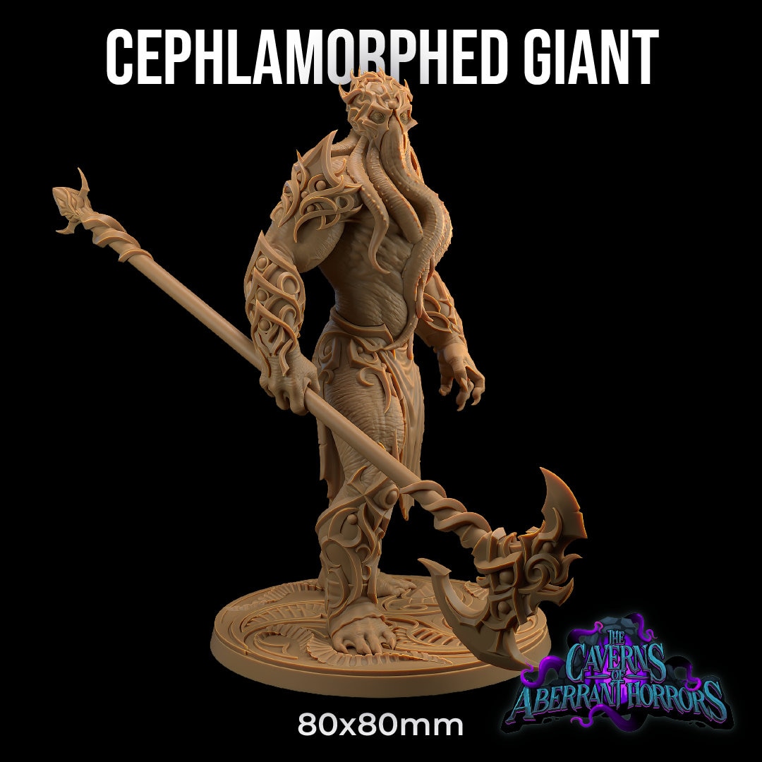 Cephlamorphed Giant - Mind Flayer - the Dragon Trappers Lodge - Fantasy ...
