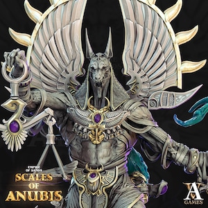 Anubis God of the Dead Archvillain Games Fantasy D&D Pathfinder Monster ...