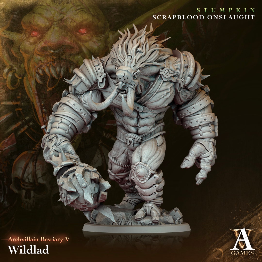Wildlad Troll - Archvillain Games - Fantasy - D&D - Pathfinder ...