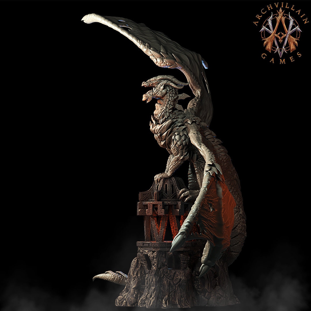 The Scarlet Queen Epic Fire Dragon Queen Archvillain Games | Etsy