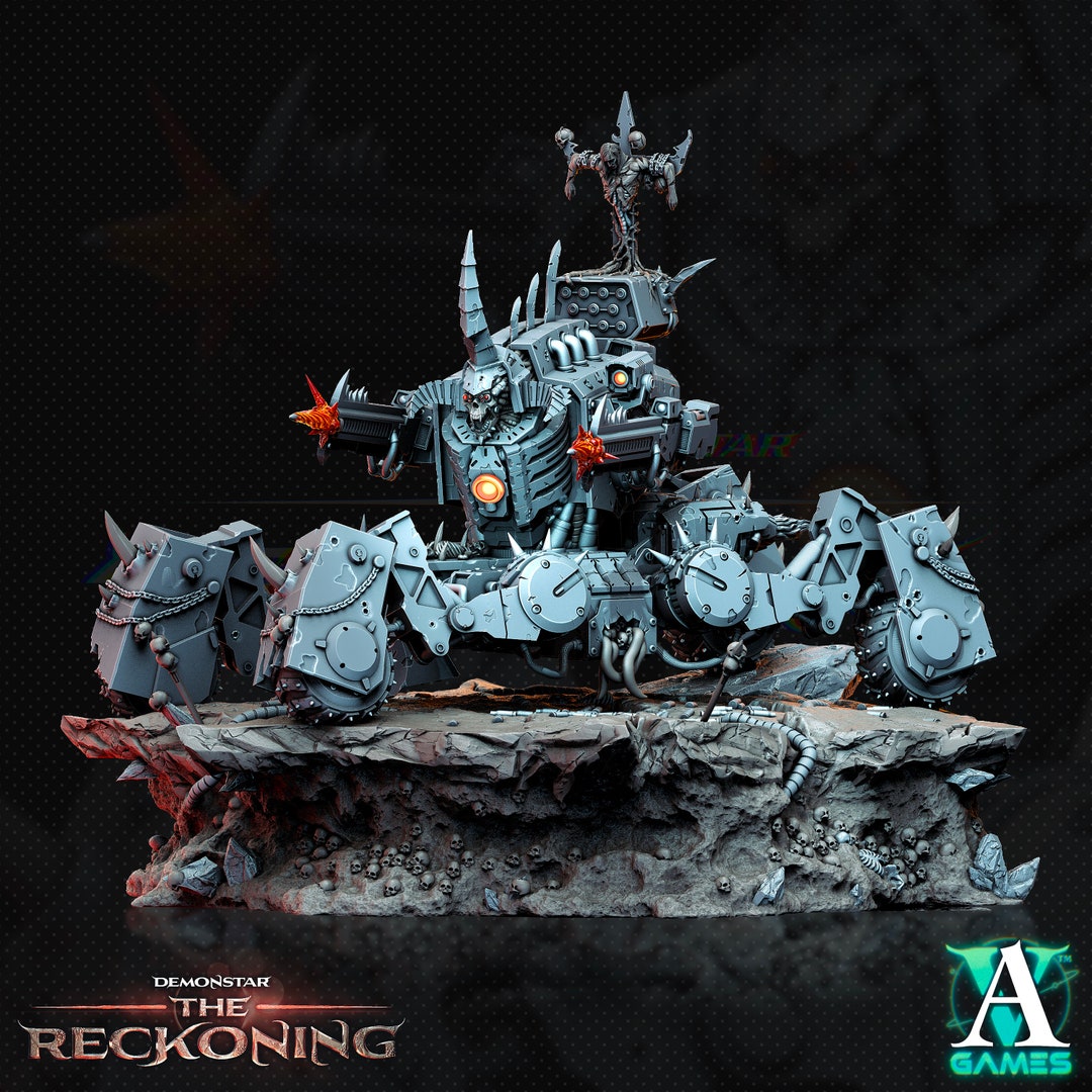 Kaus Chaosbred Dreadnaught - Defiler - Miniature - D&D - Sci-fi ...