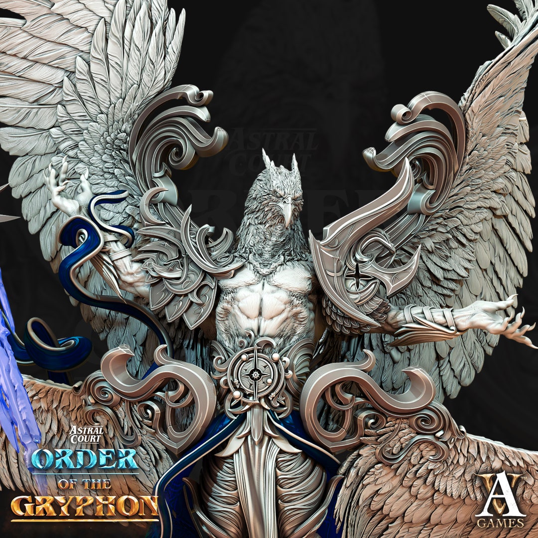 Aratiel the Golden - Gryphon God - Archvillain Games - Fantasy - D&D ...