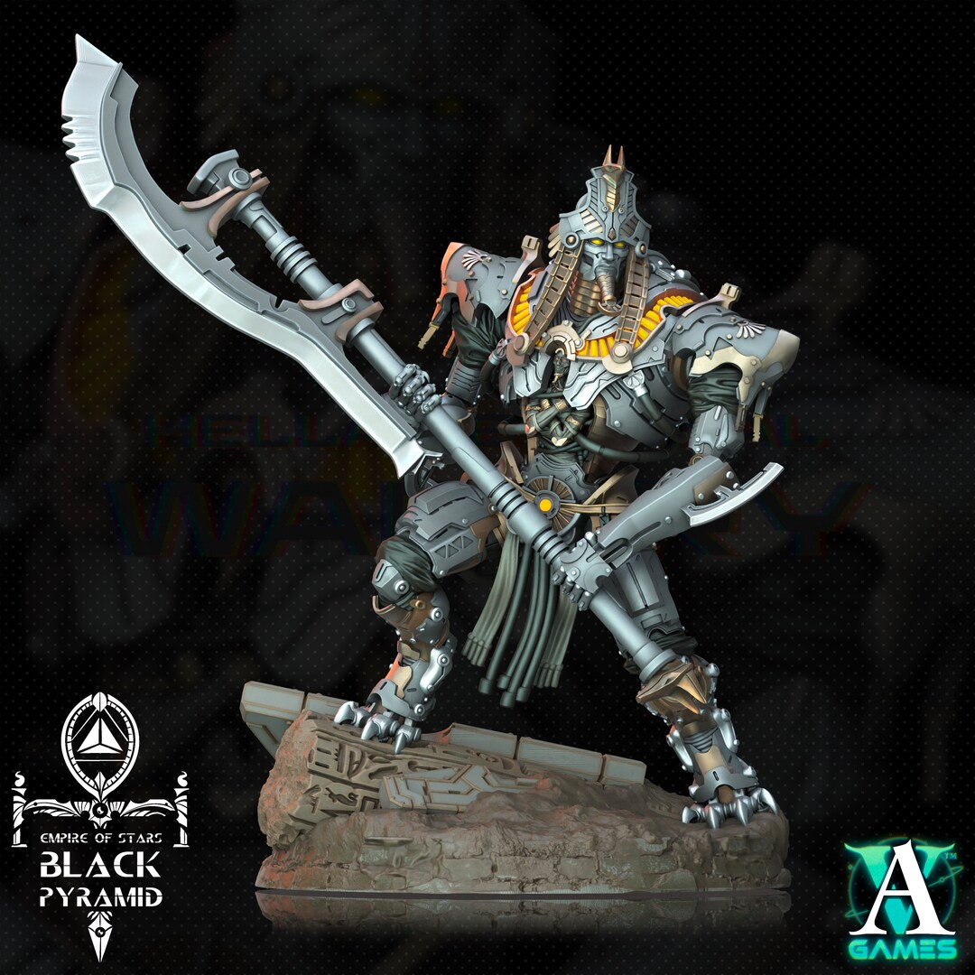 Keteph Atekhramun - Egyptian Robot Giants - Miniature - D&D - Sci-fi ...