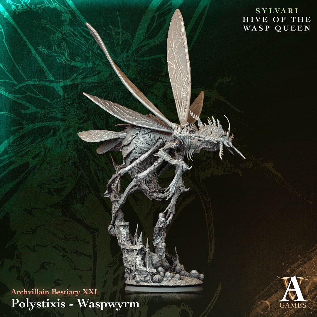 Polystixis - Waspwyrm - Insect Mutant - Archvillain Games - Fantasy - D ...
