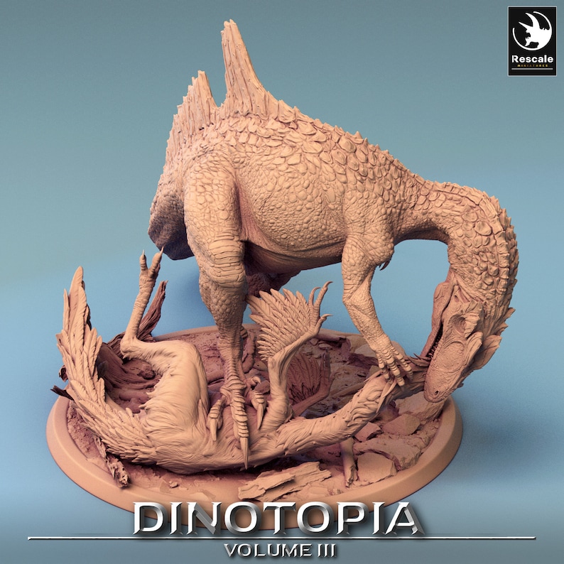 Concavenator - Velociraptor - Dinosaur - Miniature - Fantasy - D&D ...