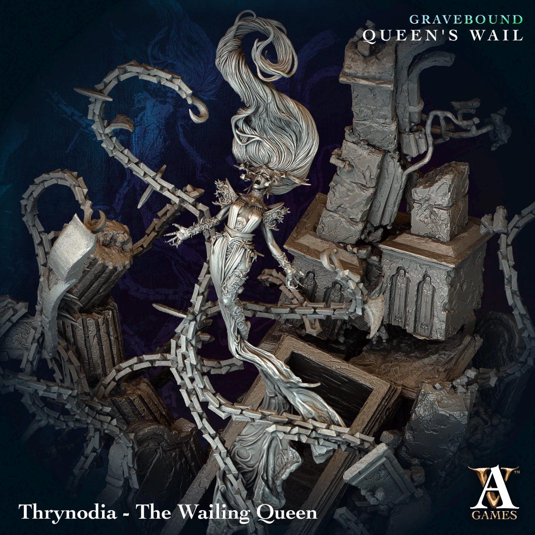 Thrynodia - the Wailing Queen - Ghost - Skeleton - Fantasy - D&D ...