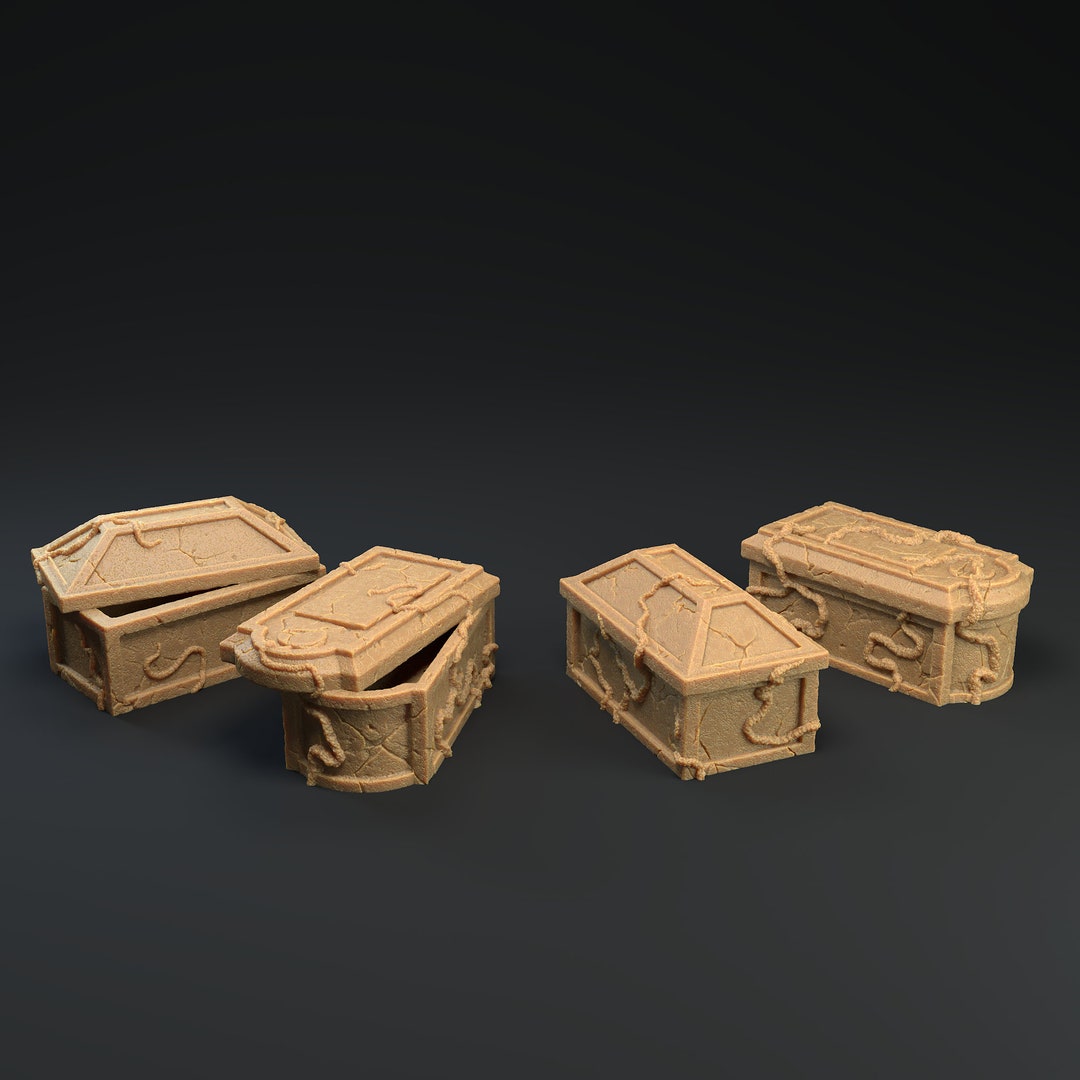 Crypt Casket Coffin Dragon Trapper Miniature the Dragon Trappers Lodge ...