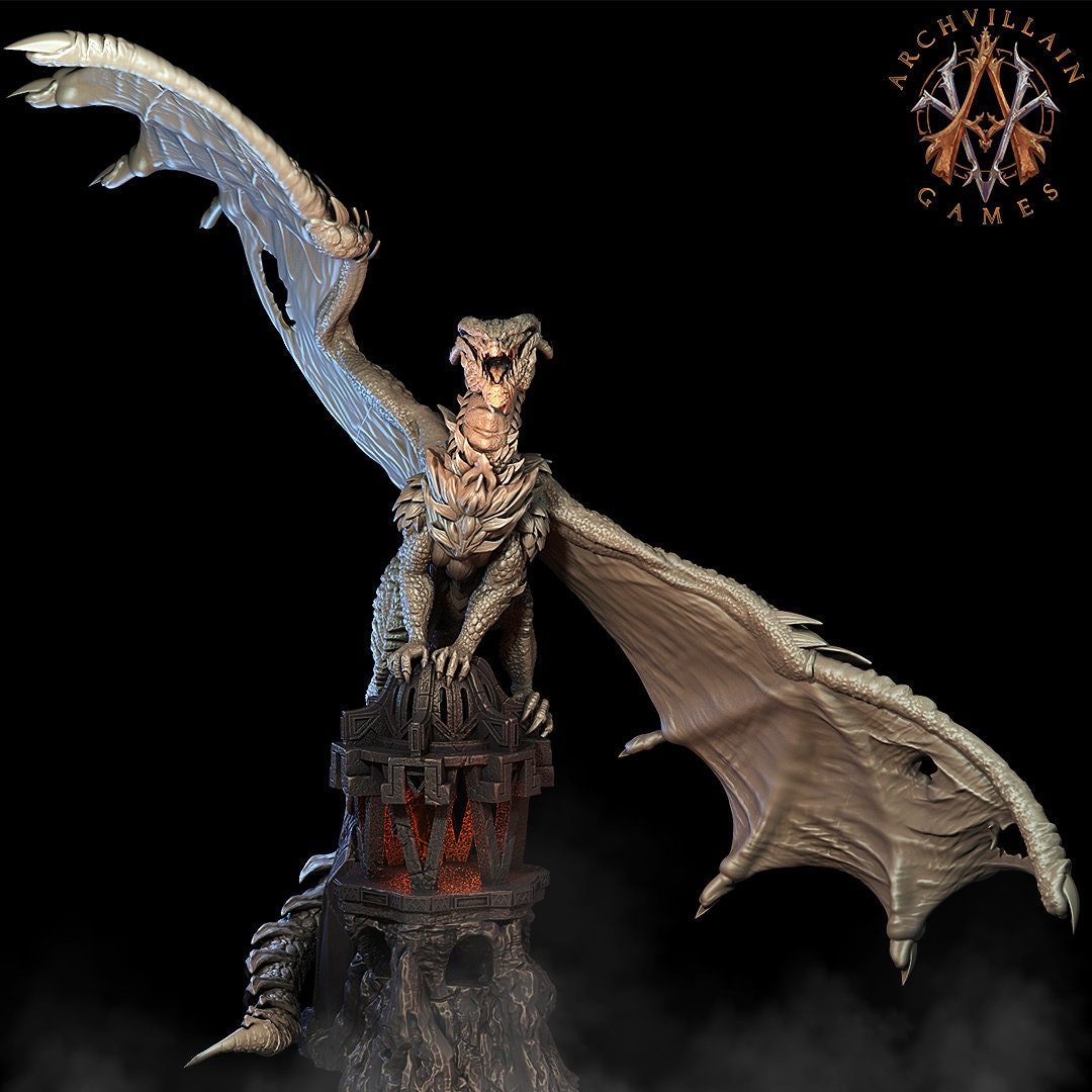 The Scarlet Queen Epic Fire Dragon Queen Archvillain Games | Etsy