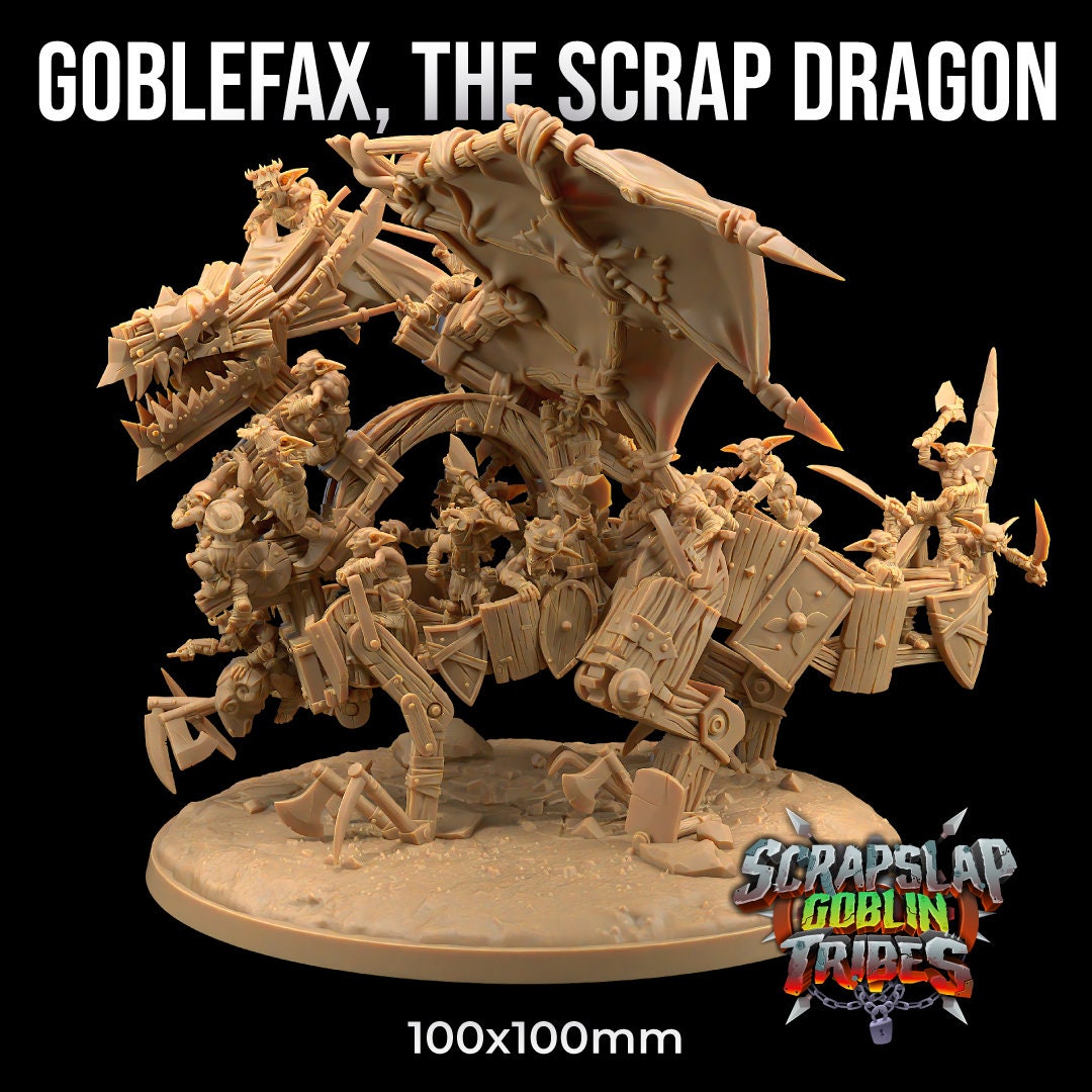 Goblefax, the Scrap Dragon - the Dragon Trappers Lodge - Fantasy - D&D ...