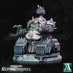 Ghakval Ogre Daemon Artillery Tanks - Miniature - D&D - Sci-fi ...