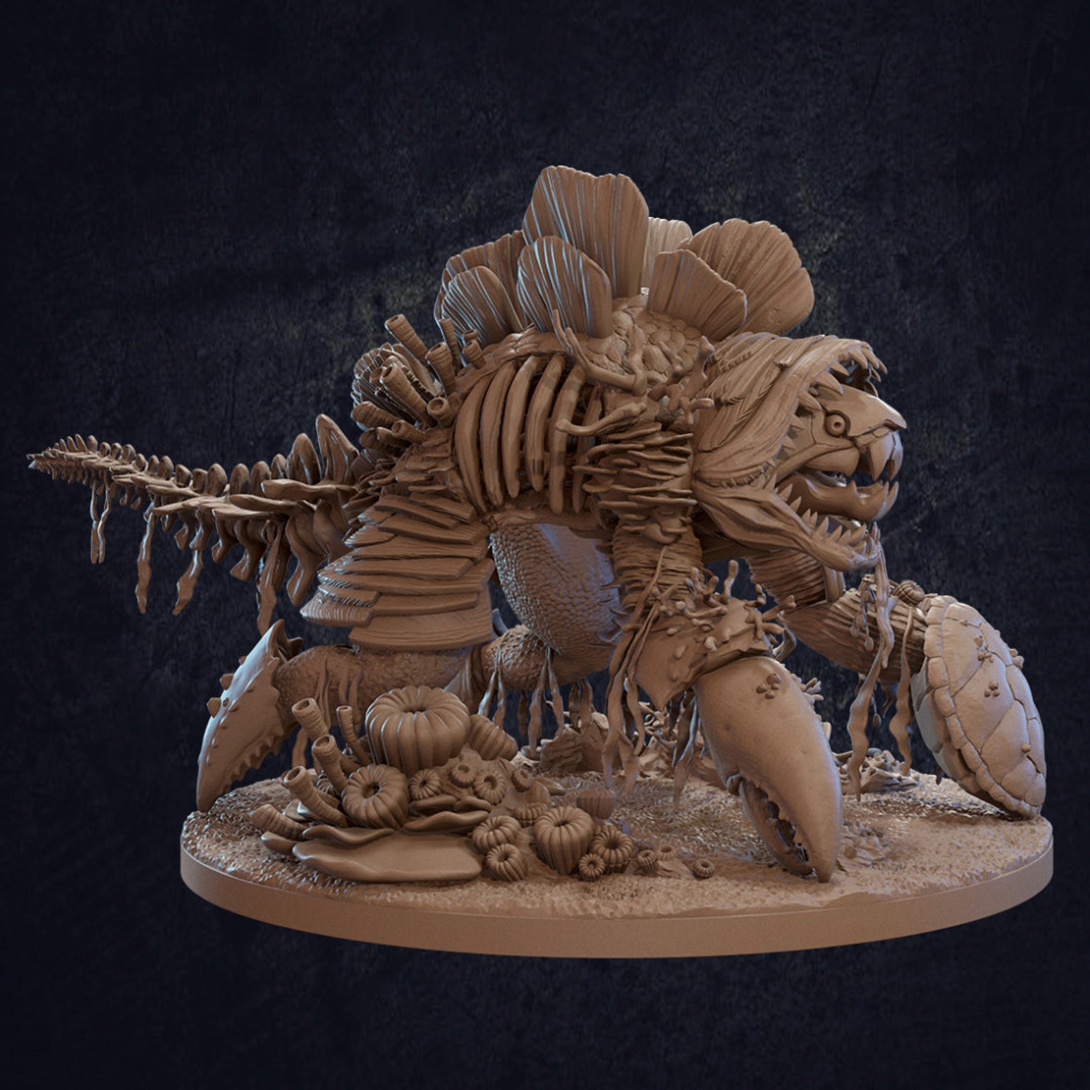 Coral Golem Shambler Miniature the Dragon Trappers Lodge - Etsy UK