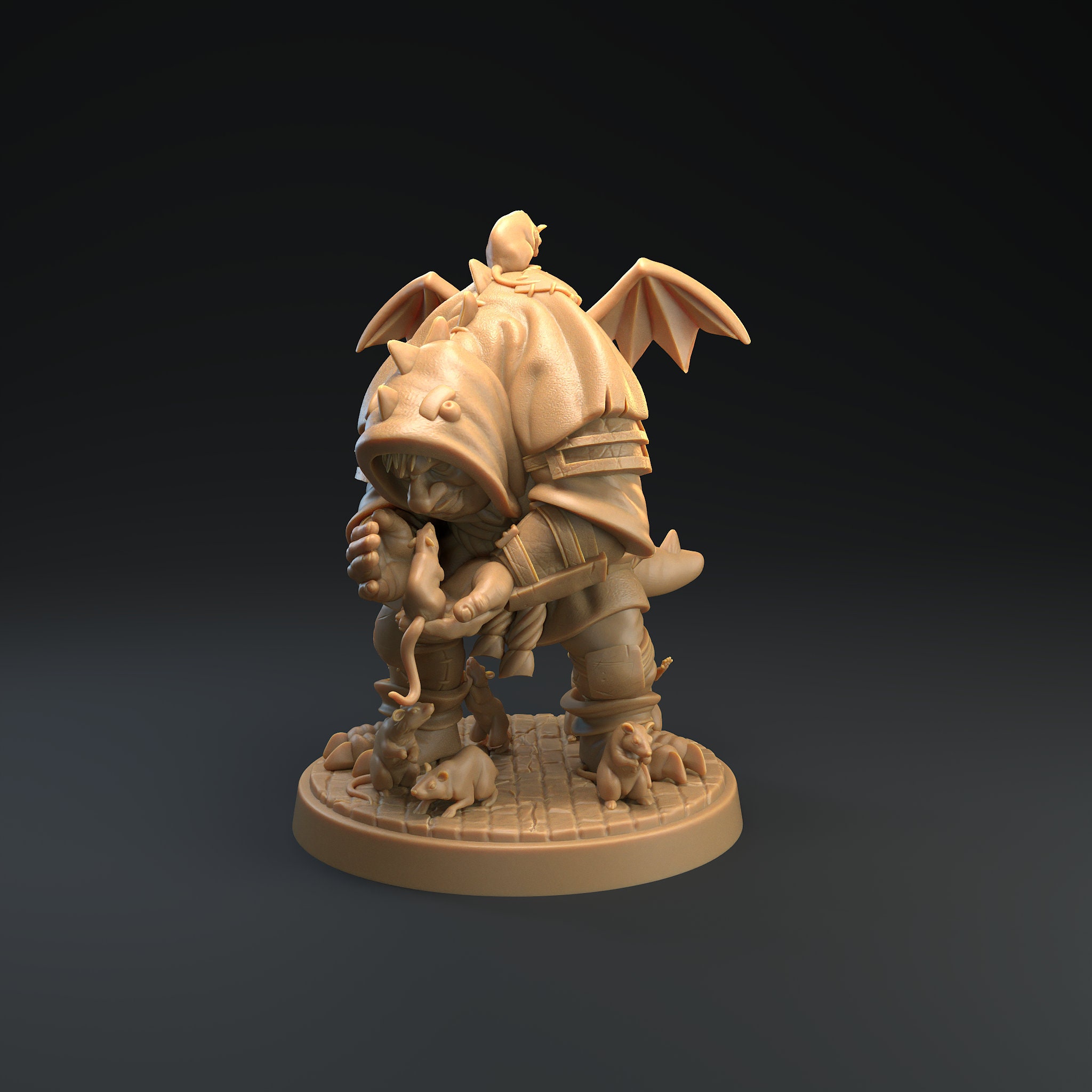 Hunchback of Notre Dam Dragon Trapper Miniature the Dragon - Etsy
