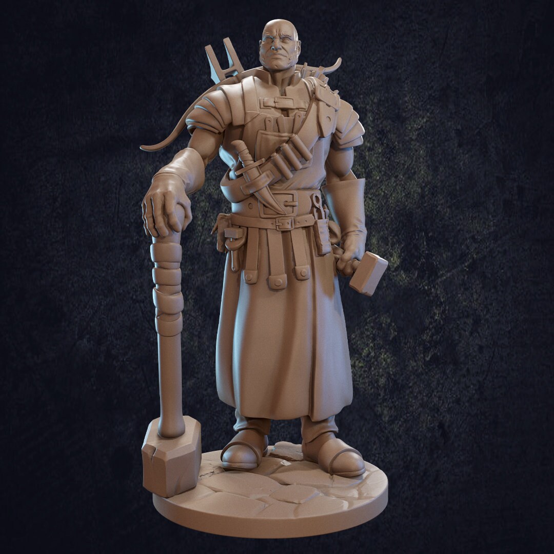 Jeremiah Vampire Hunter Blacksmith the Dragon Trappers Lodge Fantasy D ...