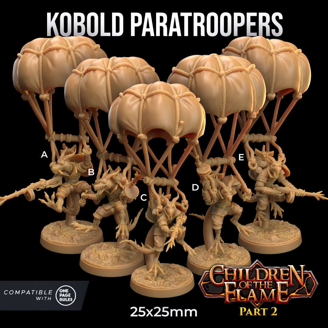 Kobold Paratroopers the Dragon Trappers Lodge Fantasy D&D Pathfinder ...