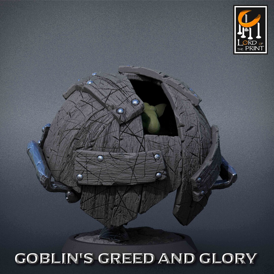 Goblin Tank Miniature Fantasy D&D Pathfinder Roleplaying Unpainted ...
