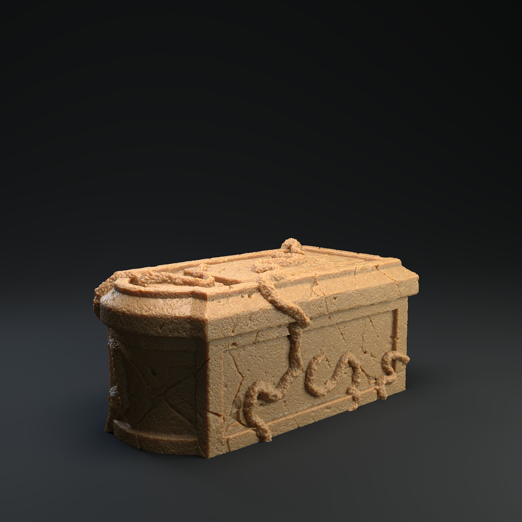 Crypt Casket Coffin Dragon Trapper Miniature The | Etsy